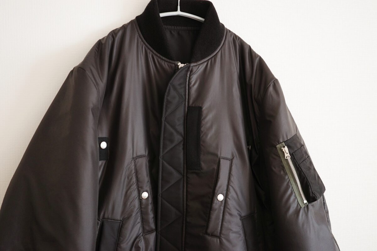 購入品紹介 | ずっと欲しかったsacaiのMA-1をついに買いました